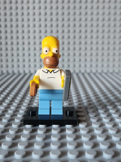 LEGO HOMER SIMPSON figure LEGO SIMPSONS MINIFIGURE SERIES 1 complete £7 ...