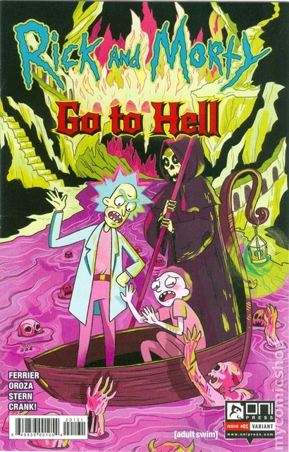 RICK AND MORTY Go to Hell 1C Goux 1:10 variante VF 2020 image stock EUR ...