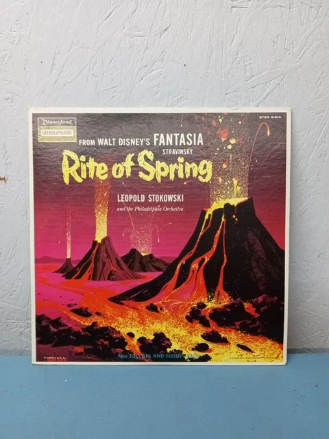 LEOPOLD STOKOWSKI WALT DISNEY FANTASIA RITE OF SPRING Vinyl Record (LL ...