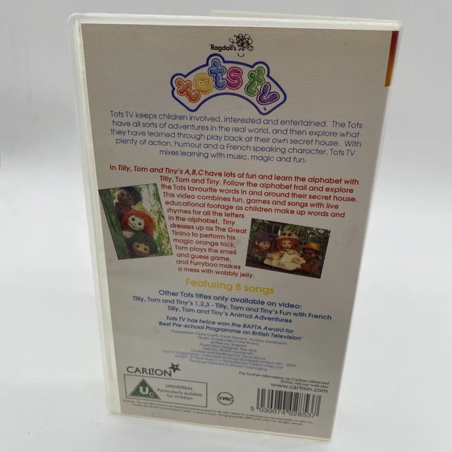 TOTS TV TILLY Tom And Tiny's ABC VHS £14.99 - PicClick UK
