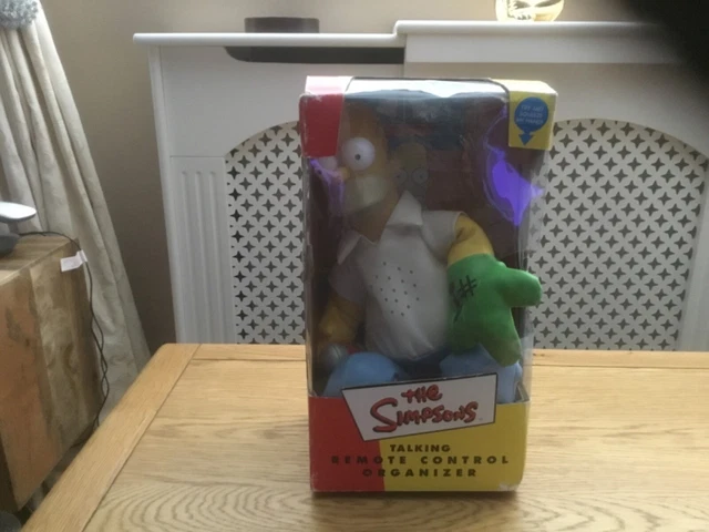 THE SIMPSONS HOMER Simpson Talking Remote Control Holder £24.99 ...