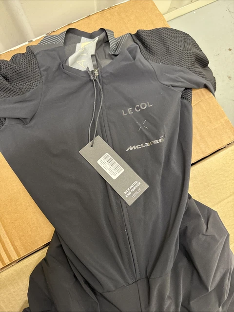 WOMEN’S LE COL x McLaren Project Aero Speedsuit Large Black RRP £350 £ ...