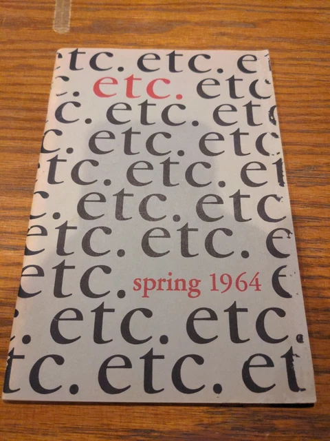 ET CETERA 1964 Marshall University Annual Literary Creative Writing ...