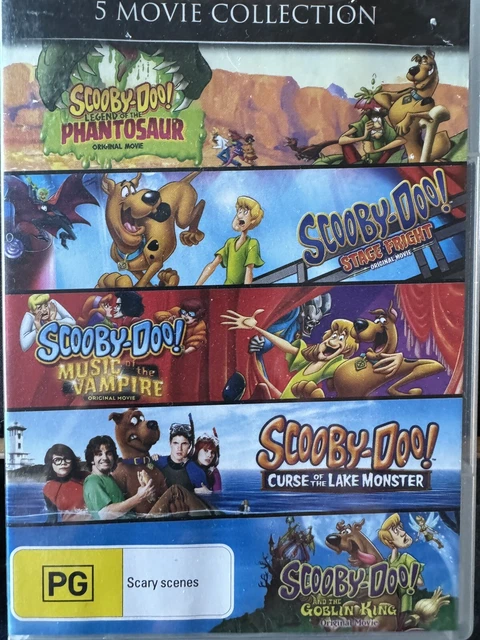SCOOBY-DOO! 5 MOVIE Collection DVD Phantosaur / Stage Fright / Goblin ...