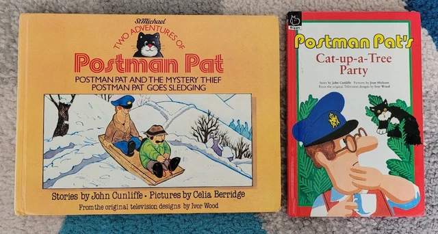 VINTAGE POSTMAN PAT Books 1984 93 Cat Up A Tree Mystery Thief Pat Goes ...