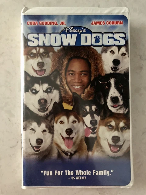 DISNEY SNOW DOGS VHS 2002 Video Tape Cuba Gooding Jr Clamshell Case ...