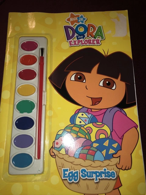 NEW EGG SURPRISE (Dora the Explorer) by Golden Books (2003) Paint Book ...