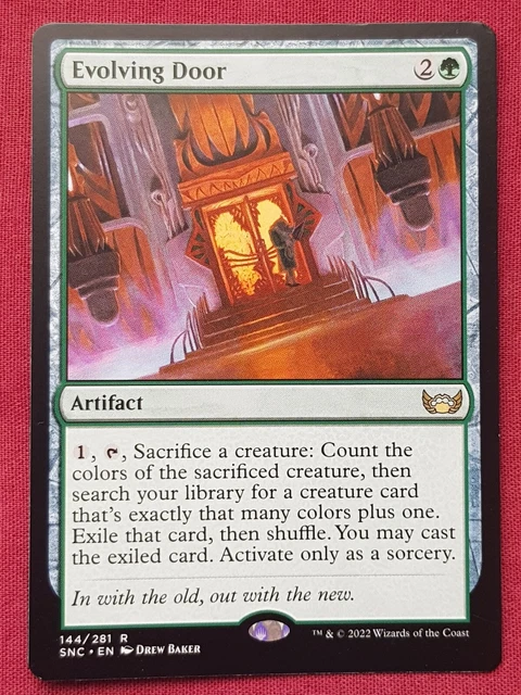 MAGIC THE GATHERING STREETS OF NEW CAPENNA EVOLVING DOOR artifact card MTG $5.99 - PicClick AU