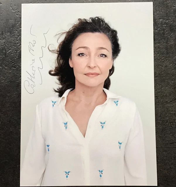 AUTOGRAPHE DE CATHERINE Frot Actrice Française 12/17 Cm EUR 12,99 ...