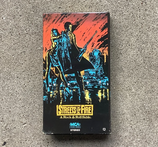 STREETS OF FIRE VHS 80s Action 1984 1986 MCA Home Video Cult Diane Lane OOP HTF £7.13 - PicClick UK