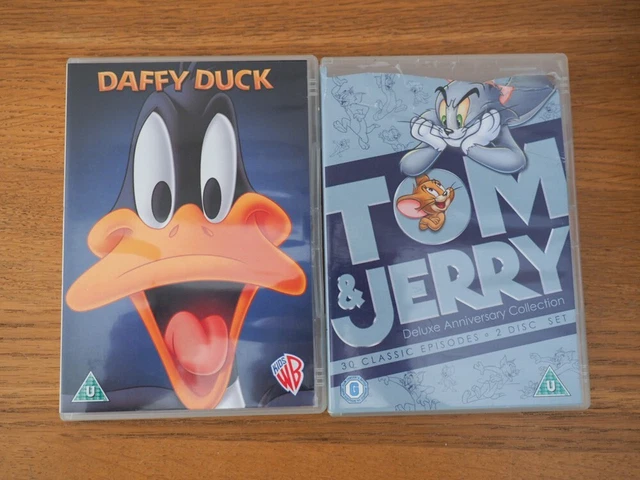 CARTOON DVD BUNDLE Tom & Jerry, Wile E Coyote, Daffy Duck 9 x DVDs £8. ...