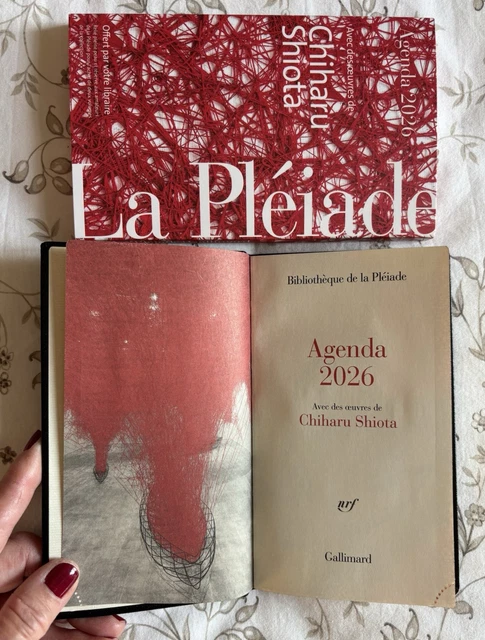 AGENDA LA PLÉIADE neuf 2026 Chiharu Shiota EUR 10,00 - PicClick FR