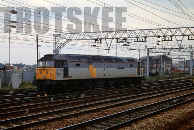 35MM SLIDE BR British Rail Diesel Loco Class 47 47283 1993 Stratford Orig £4.98 - PicClick UK