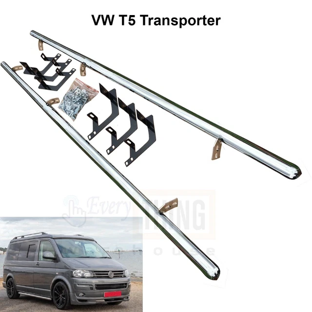 VW T5 TRANSPORTER Side Bars Oem Quality Sportline Lwb Volkswagen ...