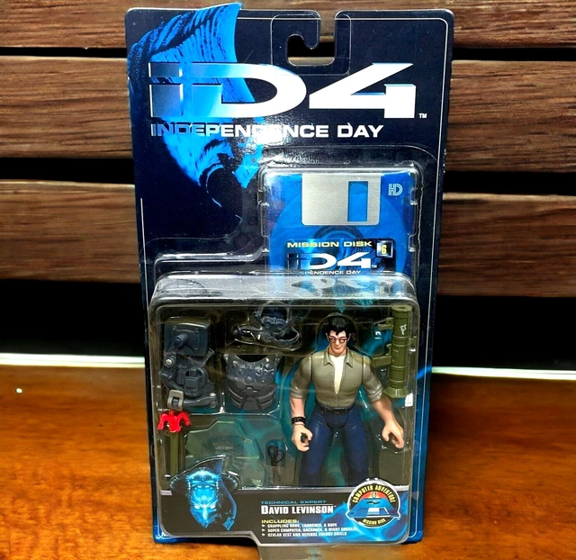 ID4 INDEPENDENCE DAY David Levinson Action Figur - Trendmaster 1996 ...
