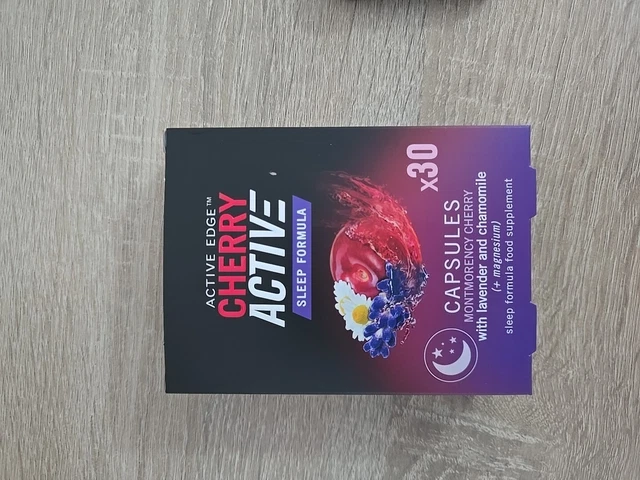 ACTIVE EDGE CHERRYACTIVE Sleep Formula 30 Capsules £10.00 - PicClick UK