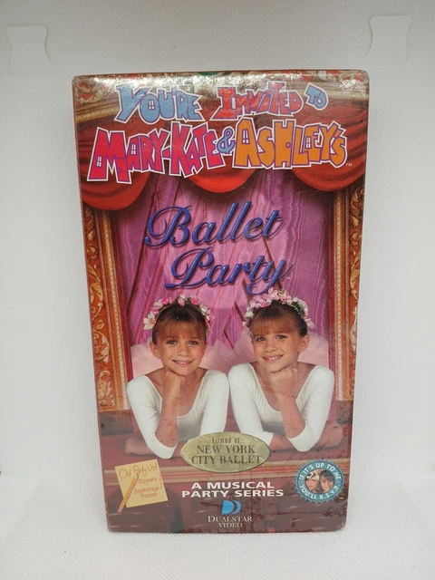 MARY-KATE & ASHLEY'S Ballet Party (VHS) Olsen, NYC Ballet Theater, New ...
