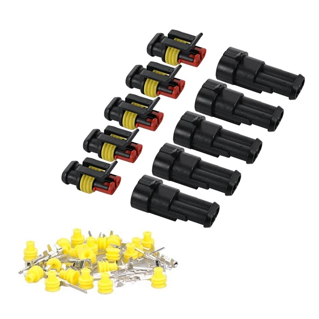 2 PIN WAY Sealed Electrical Wire Connector Plug for Versatile ...