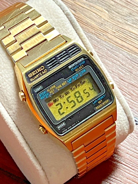 VINTAGE SEIKO A159 LCD Digital Watch 1970s $99.99 - PicClick AU