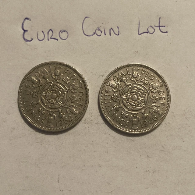 GREAT BRITAIN 🇬🇧 SHILLING Excellent Coin 🪙 X 2 COINS ; Various Years ...