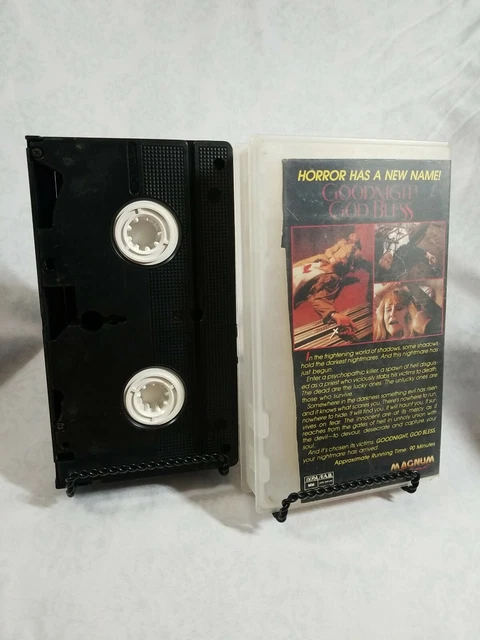 GOODNIGHT GOD BLESS Horror Cult VHS Magnum Lucifer Movie Slasher Gore ...