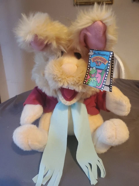 DISNEY APPLAUSE BEAN Bunny Jim Henson Muppet Vision Plush Stuffed ...