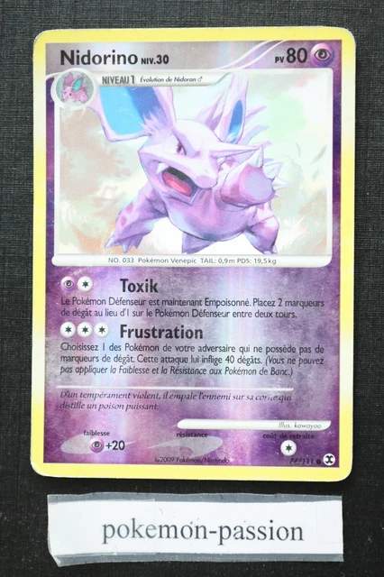 CARTE POKÉMON 74/111 Nidorino REVERSE FR EUR 3,50 - PicClick FR