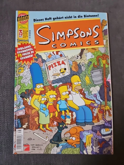 DIE SIMPSONS COMIC Heft Nr. 75 Comics Hefte Bart Simpson Horror-Show ...