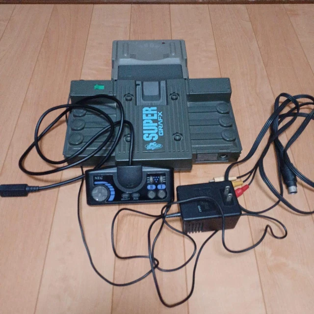 JAPAN TESTED PC Engine SUPER GRAFX Console Game System PI-TG4 9Z054513A ...