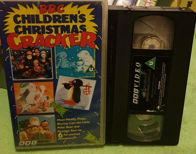 BBC CHILDRENS CHRISTMAS Cracker VHS Video Cassette Tape Noddy Pingu ...