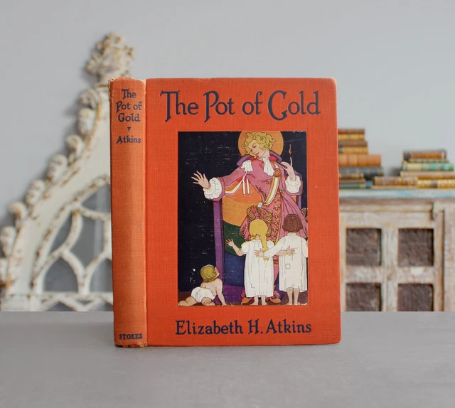 RARE ANTIQUE OLD Book Pot Of Gold Fairy Tales 1930 Illustrated Magic ...