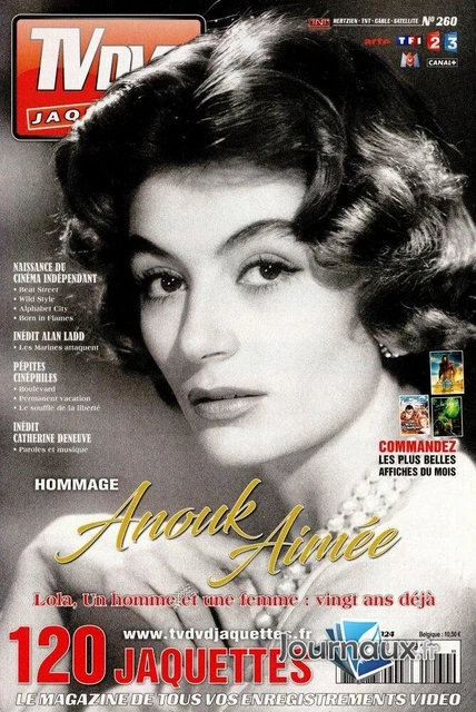 ANOUK AIMEE TV Dvd Jaquette Juillet 2024 EUR 19,99 - PicClick FR