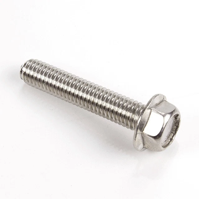 FLANGED HEX BOLT M8 x 40mm Bolt CMPO Bolt Front Black Steet Motorcycle ...