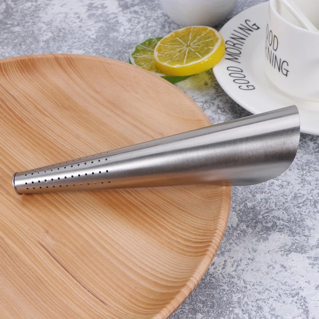 STAINLESS STEEL CONE Tea Infuser Drinkware Reusable Filter Leaf ...