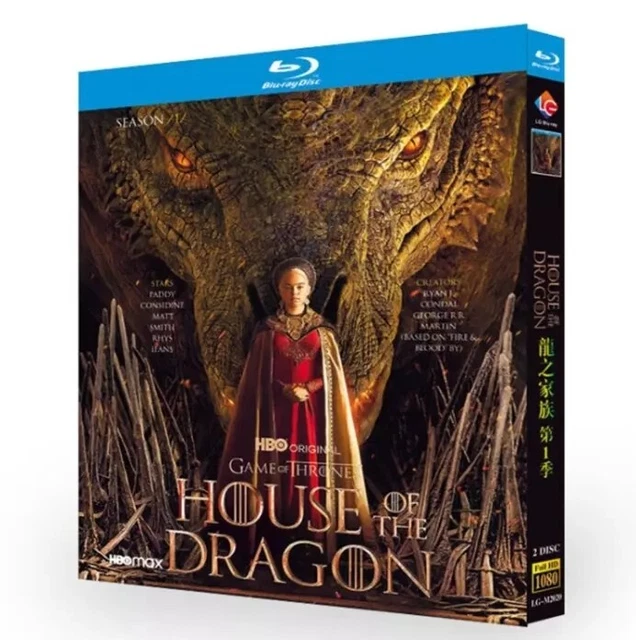 HOUSE OF THE Dragon Season 1 (2022) TV Series Blu-Ray DVD BD 2 Disc Box Set $36.43 - PicClick AU