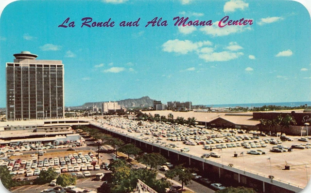 HONOLULU HI LA Ronde Restaurant Ala Moana Center Polynesian Tiki Vtg ...