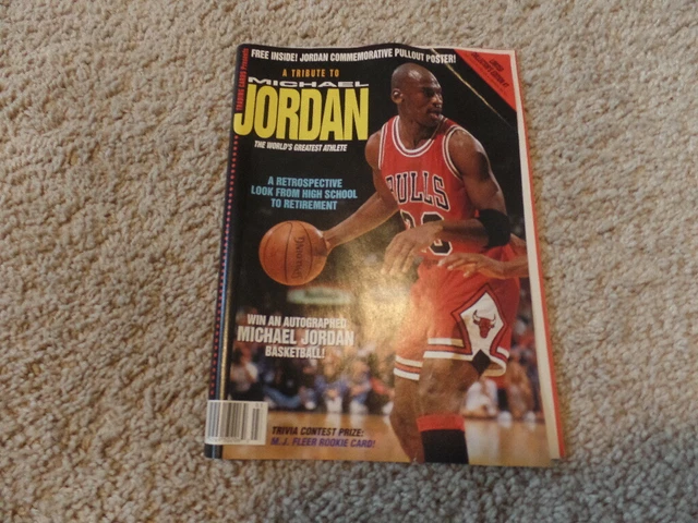 A TRIBUTE TO MICHAEL JORDAN magazine LIMITED COLLECTOR'S EDITION #1 £5. ...