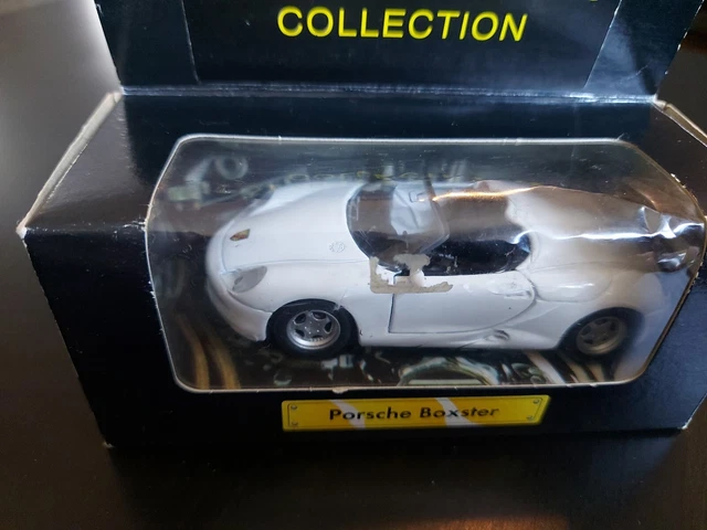 CLASSIC SPORTS CAR Collection Porsche Boxster White..Shell.Maisto..New ...