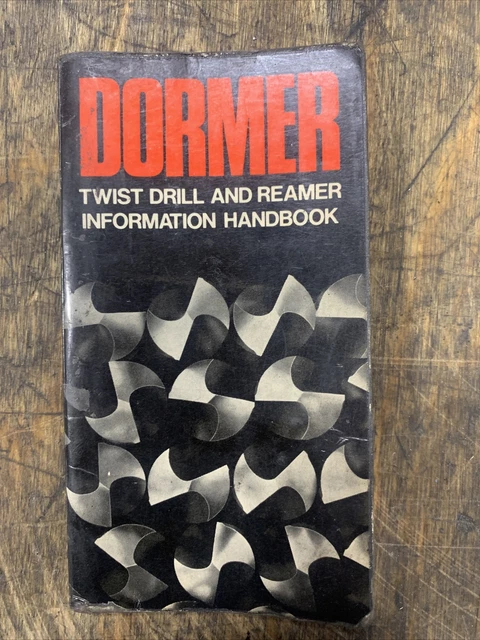 DORMER TWIST DRILL And Reamer Handbook Ed.475 £5.20 - PicClick UK