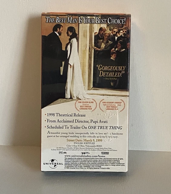 THE BEST MAN Movie VHS Film Rare Screener Sealed VHS 1998 Theatrical ...