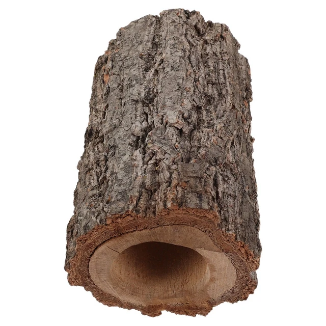 NATURAL REPTILE HIDE Cave Terrarium Shelter Tree Trunk Lizard Hideaway ...