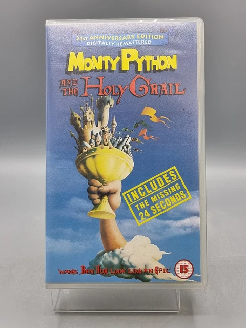 MONTY PYTHON AND the Holy Grail - VHS Video Tape 21st Anniversary ...