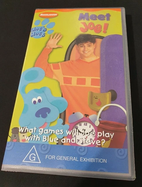 BRAND NEW | Blues Clues Meet Joe VHS Video Tape PAL 2002 | Nickelodeon ...