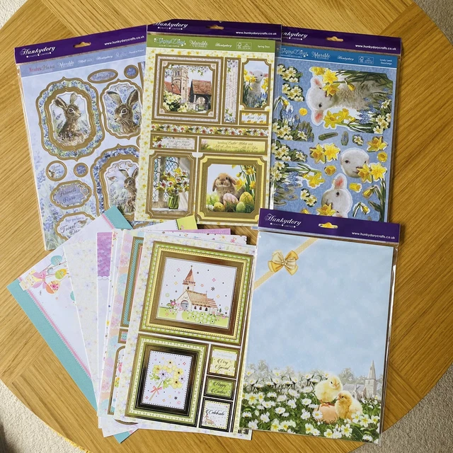 HUNKYDORY SPRING THEMED Card Making Kits Toppers/Card Bundle (Unused) £ ...