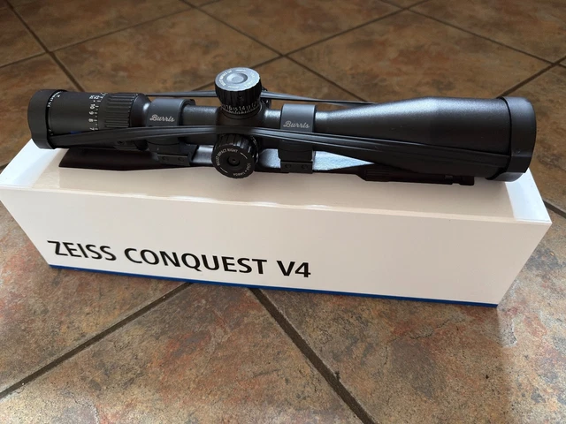 ZEISS CONQUEST V4 6-24x50 ZMOAi-20 Reticle with Burris XTR Signature ...