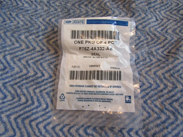 NOS FORD HARDWARE Sello Parte Número F75Z-4A332-AB Lote De 3 EUR 6,65 ...