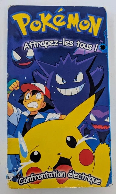 POKÉMON - CONFRONTATION electrique VHS (1997) - NTSC - French - VG ...