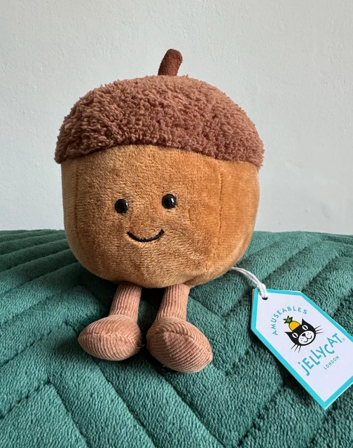 JELLYCAT AMUSEABLES ACORN *Brand New with Tags* + Dustbag RETIRED UK £ ...