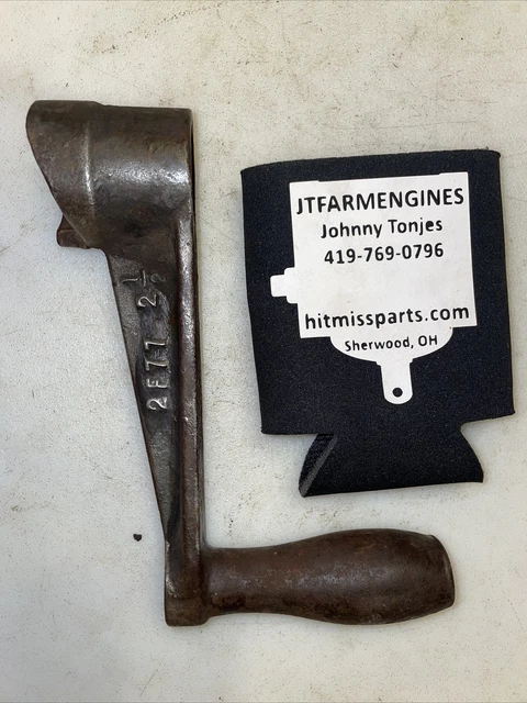 VINTAGE HERCULES ECONOMY Jaeger Hit Miss Engine Hand Start Crank 2F77 2 ...