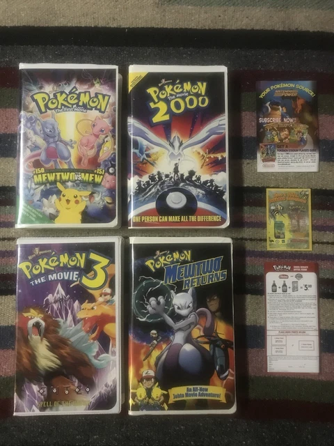 LOT OF 4 Pokémon Clamshell VHS Tapes With Vintage Inserts $39.99 ...